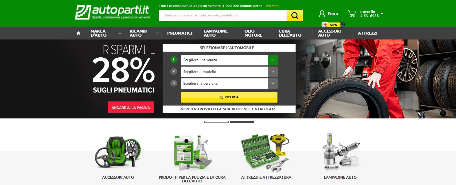I 10 migliori siti di ricambi auto nel 2022 - Comparatif