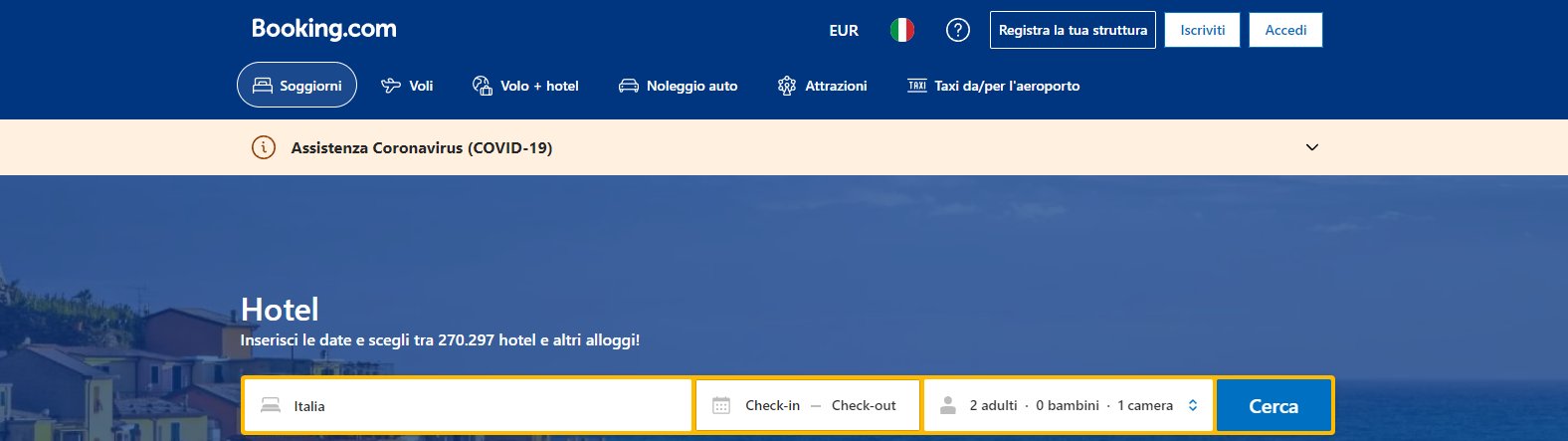 I 10 migliori siti per prenotare un hotel nel 2022